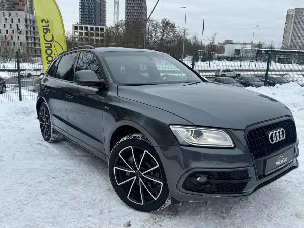 Grey Audi Q5 2015 in Vilnius, with an engine capacity of 2.97 L and mileage of 173 thousand km for 12500 €, photo 3 on AUTOMOTO.COM.LV