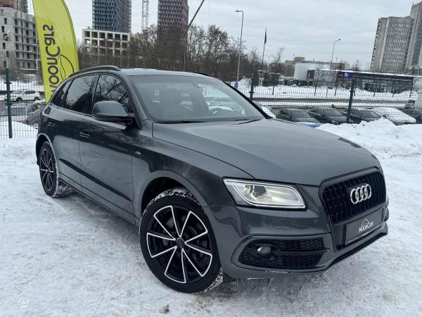 Grey Audi Q5 2015 in Vilnius, with an engine capacity of 2.97 L and mileage of 173 thousand km for 12500 €, photo 4 on AUTOMOTO.COM.LV