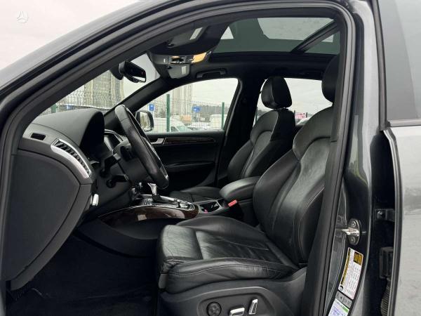 Grey Audi Q5 2015 in Vilnius, with an engine capacity of 2.97 L and mileage of 173 thousand km for 12500 €, photo 10 on AUTOMOTO.COM.LV