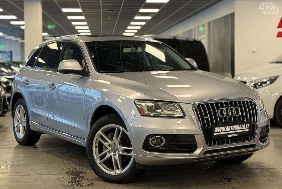 Grey Audi Q5 2015 in Klaipeda, with an engine capacity of 2.00 L and mileage of 153 thousand km for 14950 €, photo 25 on AUTOMOTO.COM.LV