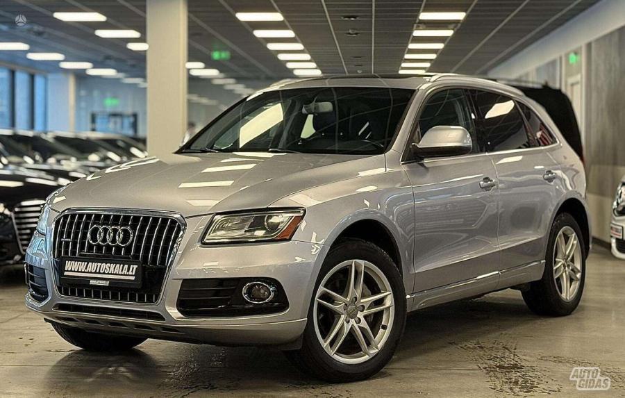 Grey Audi Q5 2015 in Klaipeda, with an engine capacity of 2.00 L and mileage of 153 thousand km for 14950 €, photo 26 on AUTOMOTO.COM.LV