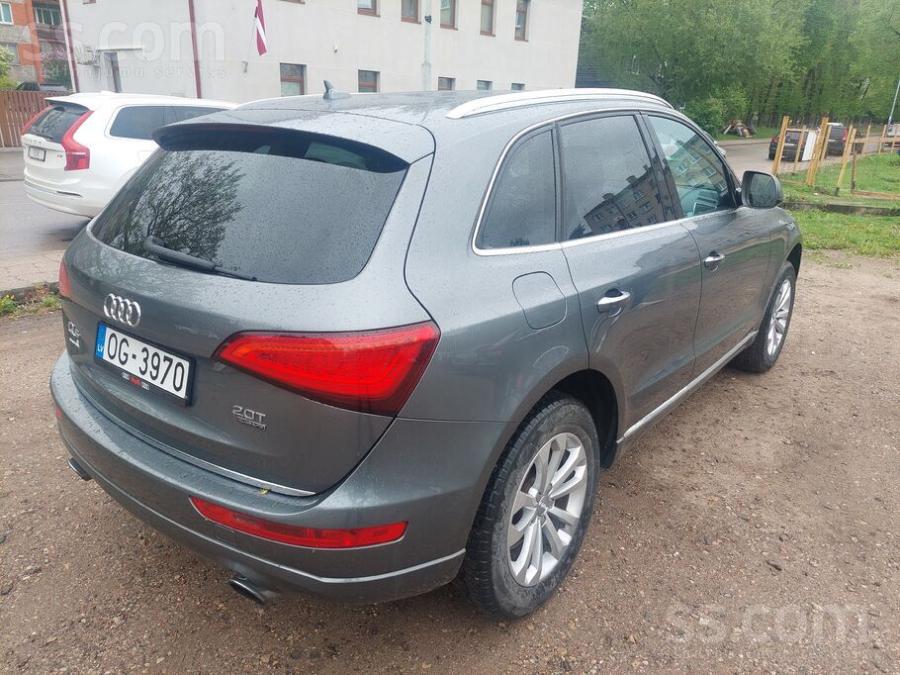 Pelēks Audi Q5 2015 Jelgava, ar dzinēja tilpumu 2.00 L un nobraukumu 201 tūkst. km par 11350 €, foto 3 vietnē AUTOMOTO.COM.LV