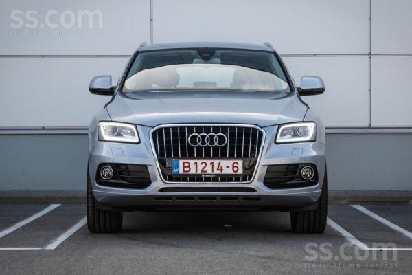 Grey Audi Q5 2015 in Riga, with an engine capacity of 2.00 L and mileage of 160 thousand km for 15750 €, photo 2 on AUTOMOTO.COM.LV