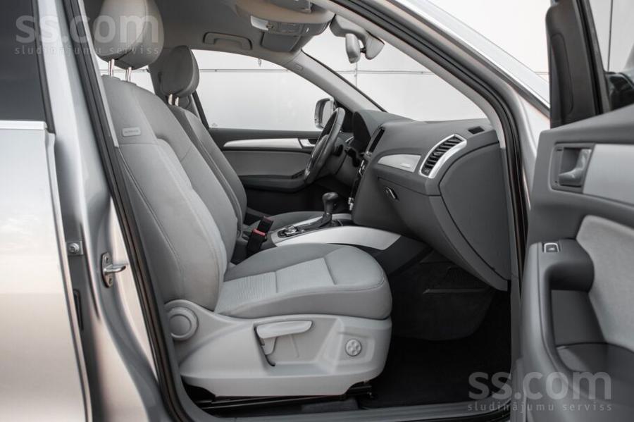 Pelēks Audi Q5 2015 Rīga, ar dzinēja tilpumu 2.00 L un nobraukumu 160 tūkst. km par 15750 €, foto 12 vietnē AUTOMOTO.COM.LV