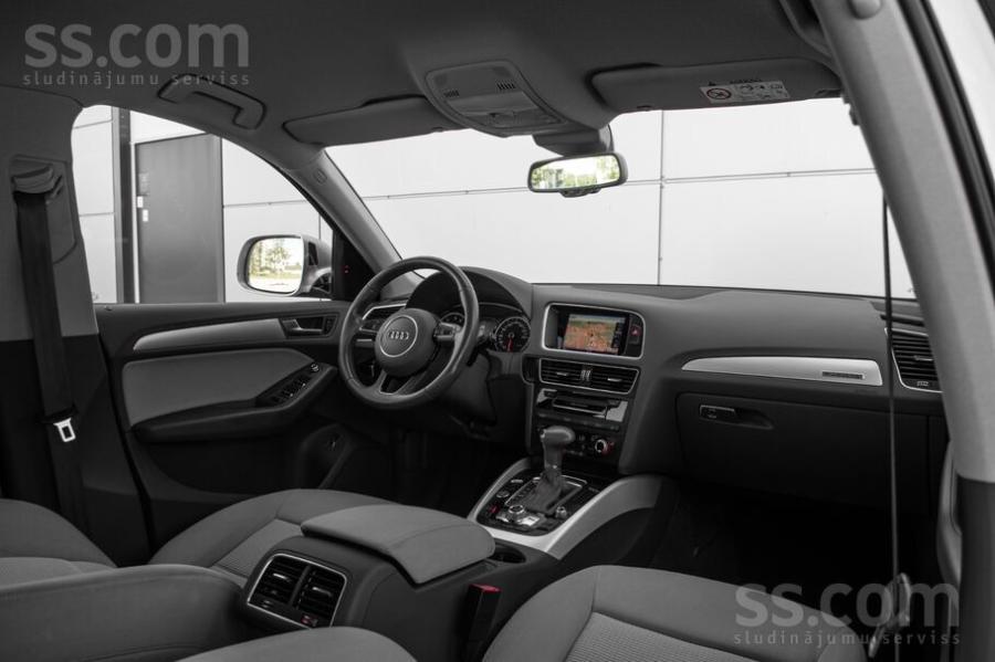 Pelēks Audi Q5 2015 Rīga, ar dzinēja tilpumu 2.00 L un nobraukumu 160 tūkst. km par 15750 €, foto 15 vietnē AUTOMOTO.COM.LV