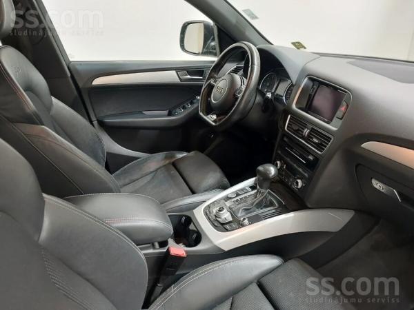 Grey Audi Q5 2015 in Riga, with an engine capacity of 3.00 L and mileage of 300 thousand km for 12900 €, photo 9 on AUTOMOTO.COM.LV