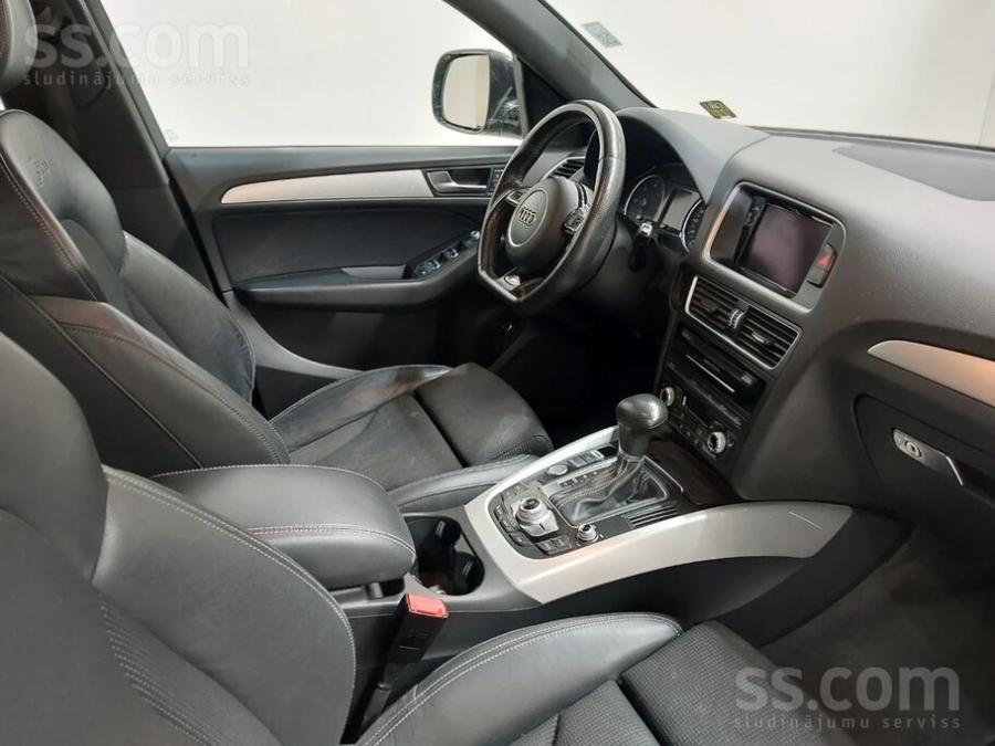 Grey Audi Q5 2015 in Riga, with an engine capacity of 3.00 L and mileage of 300 thousand km for 12900 €, photo 10 on AUTOMOTO.COM.LV