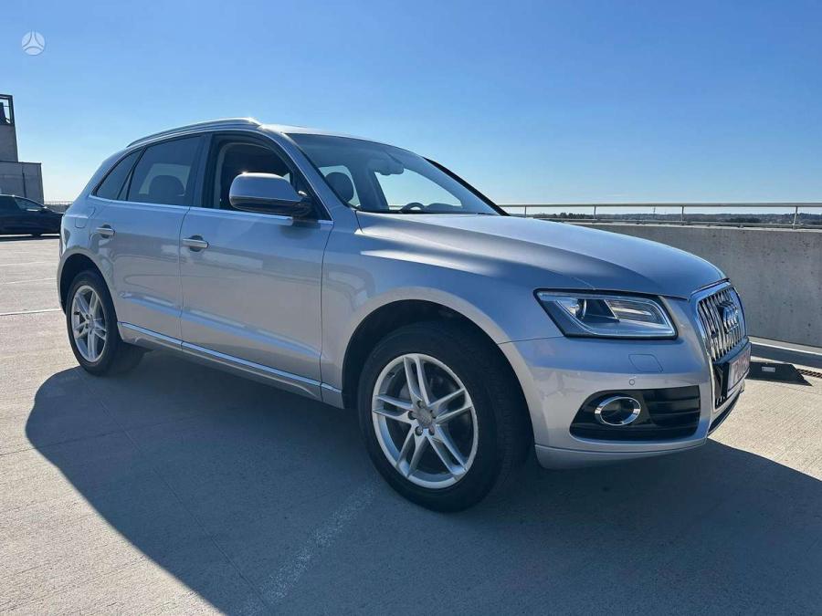 Grey Audi Q5 2015 in Vilnius, with an engine capacity of 1.98 L and mileage of 196 thousand km for 11999 €, photo 6 on AUTOMOTO.COM.LV