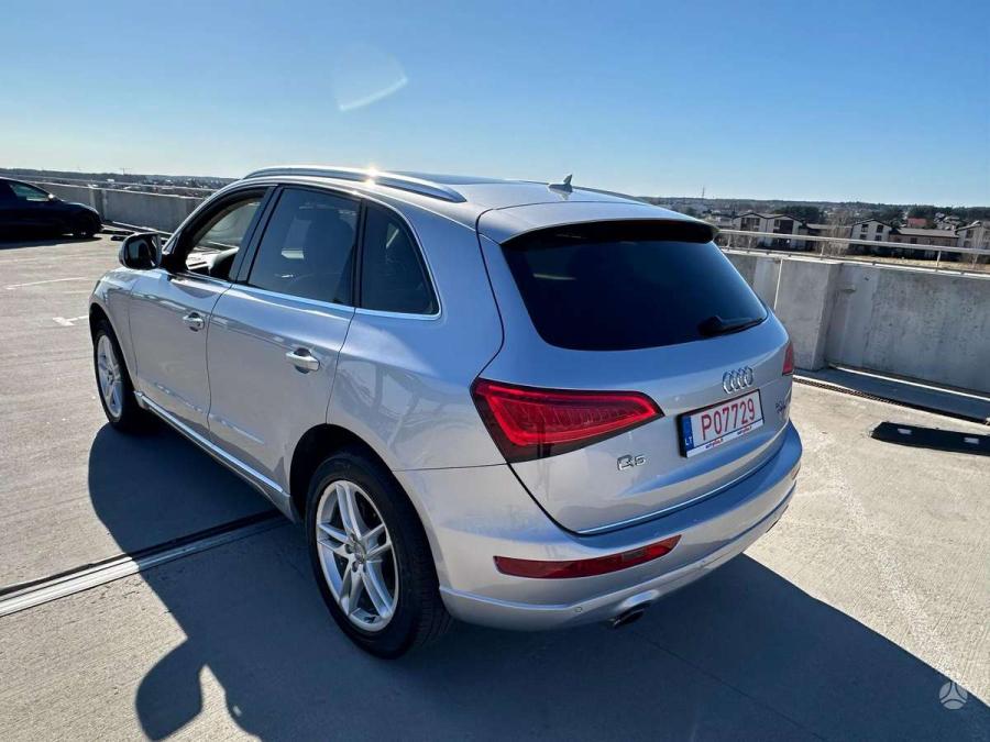 Grey Audi Q5 2015 in Vilnius, with an engine capacity of 1.98 L and mileage of 196 thousand km for 11999 €, photo 24 on AUTOMOTO.COM.LV