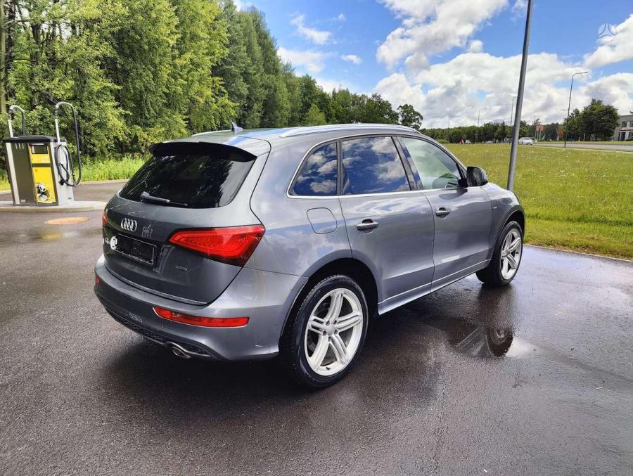 Grey Audi Q5 2015 in Kaunas, with an engine capacity of 2.97 L and mileage of 231 thousand km for 12300 €, photo 5 on AUTOMOTO.COM.LV
