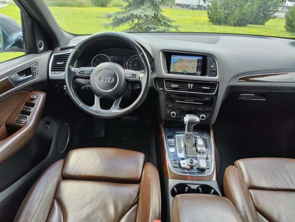 Grey Audi Q5 2015 in Kaunas, with an engine capacity of 2.97 L and mileage of 231 thousand km for 12300 €, photo 9 on AUTOMOTO.COM.LV