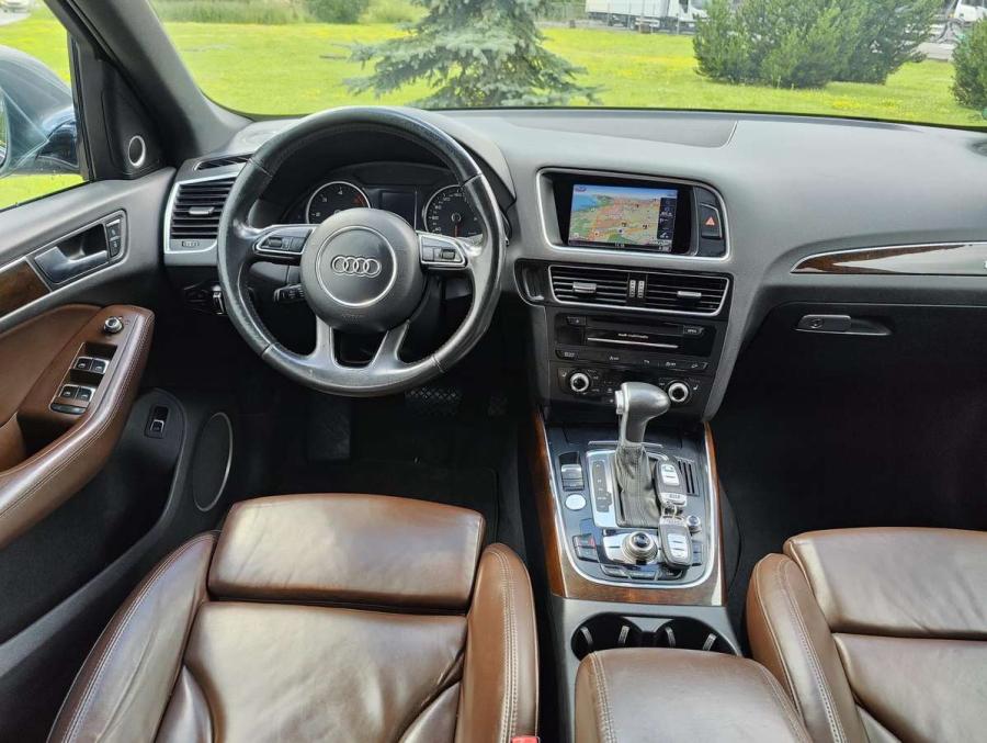 Grey Audi Q5 2015 in Kaunas, with an engine capacity of 2.97 L and mileage of 231 thousand km for 12300 €, photo 10 on AUTOMOTO.COM.LV