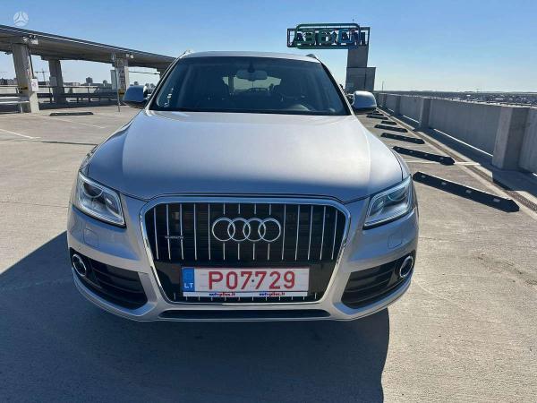 Grey Audi Q5 2015 in Vilnius, with an engine capacity of 1.98 L and mileage of 196 thousand km for 11969 €, photo 2 on AUTOMOTO.COM.LV