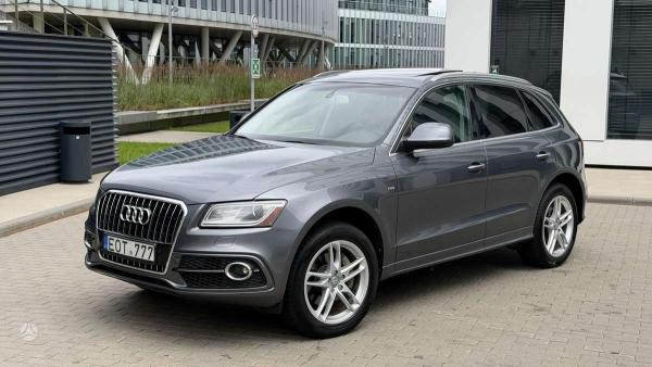 Grey Audi Q5 2015 in Vilnius, with an engine capacity of 3.00 L and mileage of 235 thousand km for 8750 €, photo 1 on AUTOMOTO.COM.LV