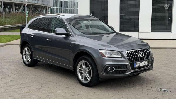 Grey Audi Q5 2015 in Vilnius, with an engine capacity of 3.00 L and mileage of 235 thousand km for 8750 €, photo 2 on AUTOMOTO.COM.LV