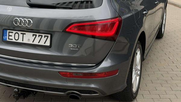 Grey Audi Q5 2015 in Vilnius, with an engine capacity of 3.00 L and mileage of 235 thousand km for 8750 €, photo 8 on AUTOMOTO.COM.LV