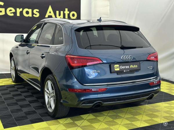 Grey Audi Q5 2015 in Vilnius, with an engine capacity of 3.00 L and mileage of 196 thousand km for 12800 €, photo 6 on AUTOMOTO.COM.LV