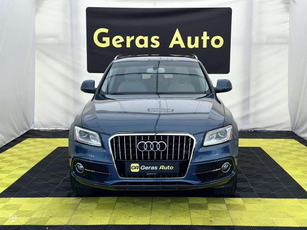 Grey Audi Q5 2015 in Vilnius, with an engine capacity of 3.00 L and mileage of 196 thousand km for 12800 €, photo 7 on AUTOMOTO.COM.LV