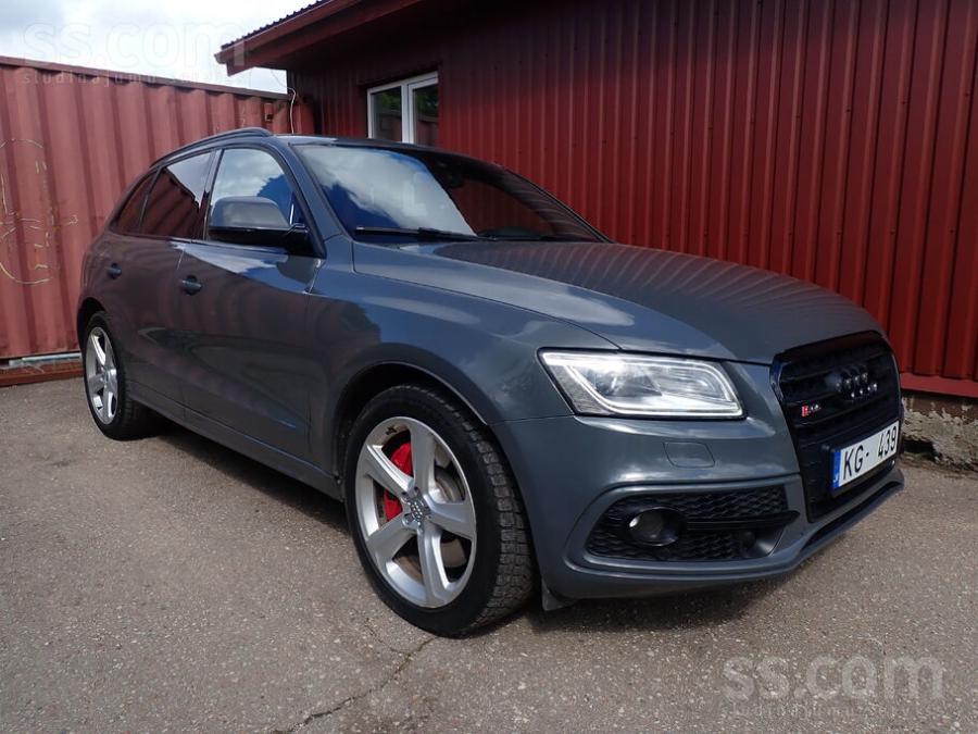 Pelēks Audi Q5 2015 Liepāja, ar dzinēja tilpumu 3.00 L un nobraukumu 306 tūkst. km par 15950 €, foto 1 vietnē AUTOMOTO.COM.LV