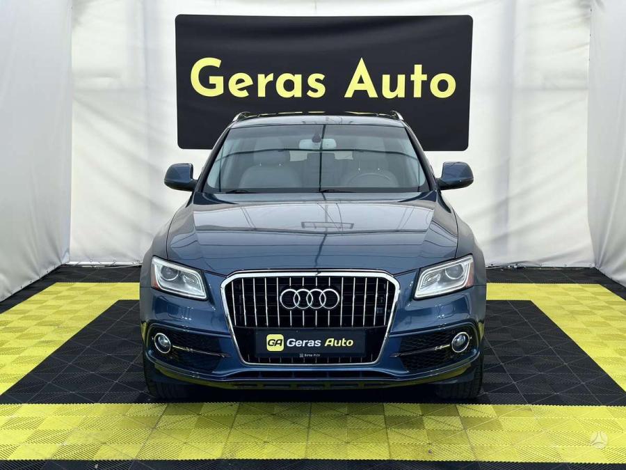 Grey Audi Q5 2015 in Vilnius, with an engine capacity of 3.00 L and mileage of 196 thousand km for 12800 €, photo 8 on AUTOMOTO.COM.LV
