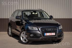 Grey Audi Q5 2015 in Tukums, with an engine capacity of 3.00 L and mileage of 211 thousand km for 13950 €, photo 1 on AUTOMOTO.COM.LV