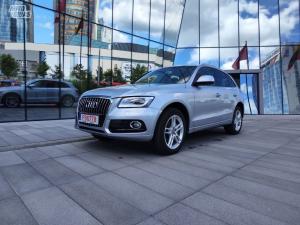 Grey Audi Q5 2015 in Vilnius, with an engine capacity of 2.00 L and mileage of 197 thousand km for 11350 €, photo 3 on AUTOMOTO.COM.LV