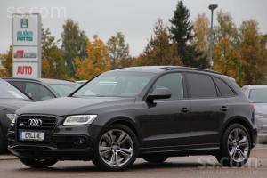 Grey Audi Q5 2015 in Tukums, with an engine capacity of 3.00 L and mileage of 263 thousand km for 13500 €, photo 1 on AUTOMOTO.COM.LV