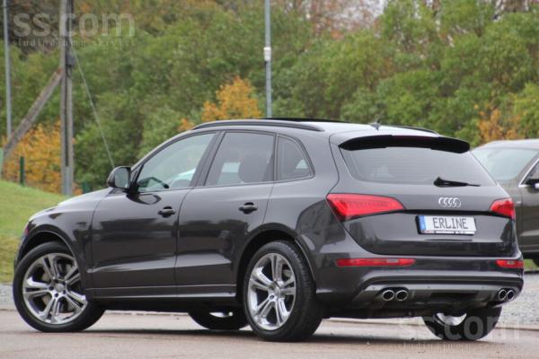Grey Audi Q5 2015 in Tukums, with an engine capacity of 3.00 L and mileage of 263 thousand km for 13500 €, photo 5 on AUTOMOTO.COM.LV