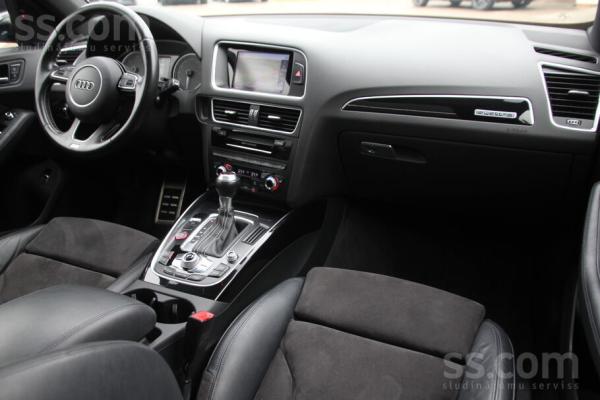 Grey Audi Q5 2015 in Tukums, with an engine capacity of 3.00 L and mileage of 263 thousand km for 13500 €, photo 6 on AUTOMOTO.COM.LV