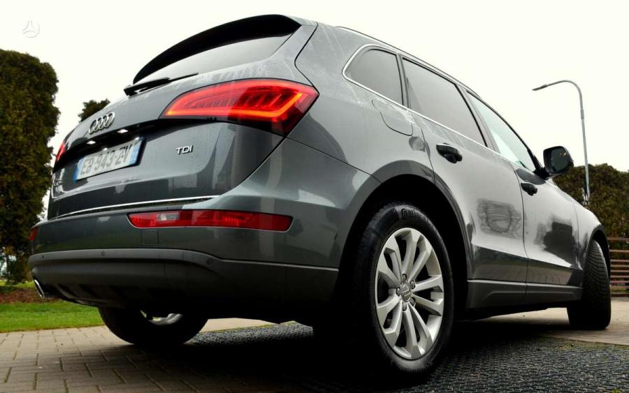 Grey Audi Q5 2016 in Kaunas, with an engine capacity of 2.00 L and mileage of 231 thousand km for 14900 €, photo 3 on AUTOMOTO.COM.LV