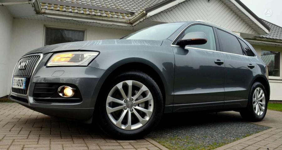 Grey Audi Q5 2016 in Kaunas, with an engine capacity of 2.00 L and mileage of 231 thousand km for 14900 €, photo 5 on AUTOMOTO.COM.LV
