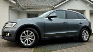 Grey Audi Q5 2016 in Kaunas, with an engine capacity of 2.00 L and mileage of 231 thousand km for 14900 €, photo 8 on AUTOMOTO.COM.LV