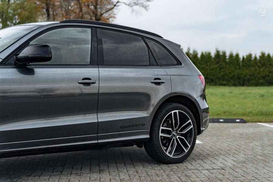 Grey Audi Q5 2016 in Klaipeda, with an engine capacity of 3.00 L and mileage of 174 thousand km for 15999 €, photo 7 on AUTOMOTO.COM.LV