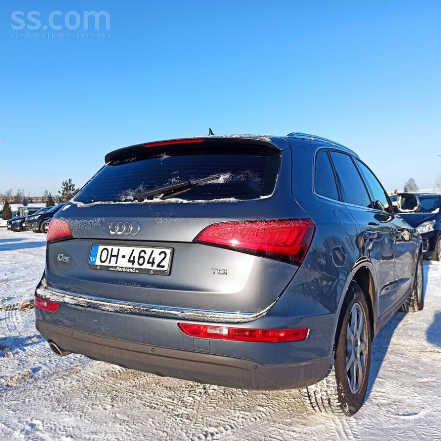 Grey Audi Q5 2016 in Daugavpils, with an engine capacity of 2.00 L and mileage of 0 thousand km for 14900 €, photo 7 on AUTOMOTO.COM.LV