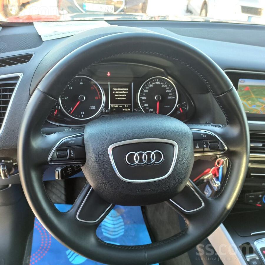 Grey Audi Q5 2016 in Daugavpils, with an engine capacity of 2.00 L and mileage of 0 thousand km for 14900 €, photo 20 on AUTOMOTO.COM.LV