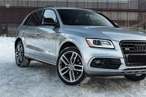 Grey Audi Q5 2016 in Klaipeda, with an engine capacity of 3.00 L and mileage of 77 thousand km for 16500 €, photo 5 on AUTOMOTO.COM.LV