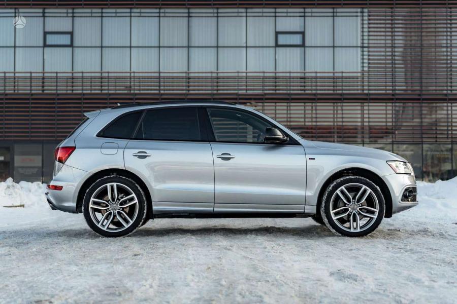 Grey Audi Q5 2016 in Klaipeda, with an engine capacity of 3.00 L and mileage of 77 thousand km for 16500 €, photo 10 on AUTOMOTO.COM.LV