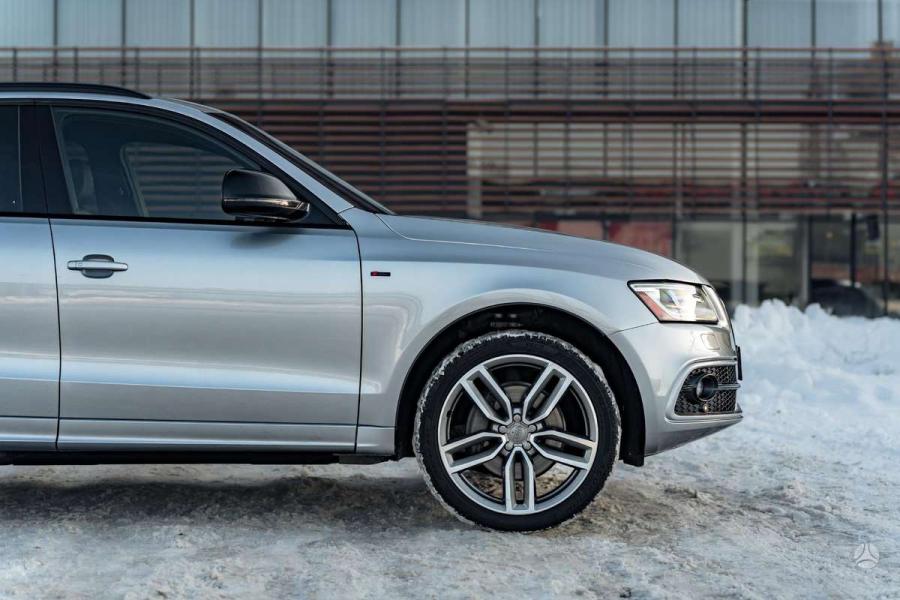 Grey Audi Q5 2016 in Klaipeda, with an engine capacity of 3.00 L and mileage of 77 thousand km for 16500 €, photo 11 on AUTOMOTO.COM.LV