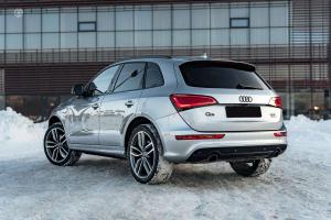 Grey Audi Q5 2016 in Klaipeda, with an engine capacity of 3.00 L and mileage of 77 thousand km for 16500 €, photo 17 on AUTOMOTO.COM.LV