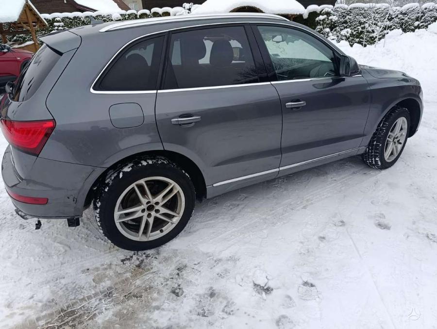 Grey Audi Q5 2016 in Plunge, with an engine capacity of 1.98 L and mileage of 197 thousand km for 8900 €, photo 4 on AUTOMOTO.COM.LV