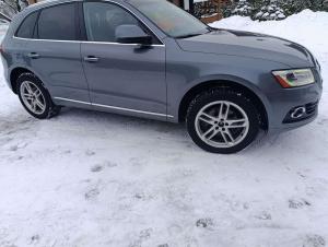 Grey Audi Q5 2016 in Plunge, with an engine capacity of 1.98 L and mileage of 197 thousand km for 8900 €, photo 6 on AUTOMOTO.COM.LV
