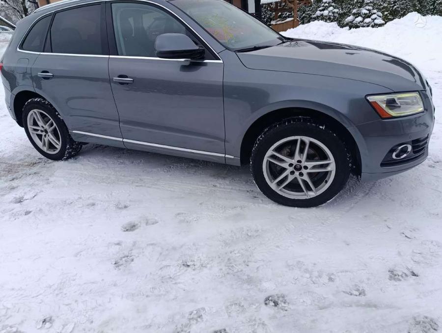 Grey Audi Q5 2016 in Plunge, with an engine capacity of 1.98 L and mileage of 197 thousand km for 8900 €, photo 6 on AUTOMOTO.COM.LV