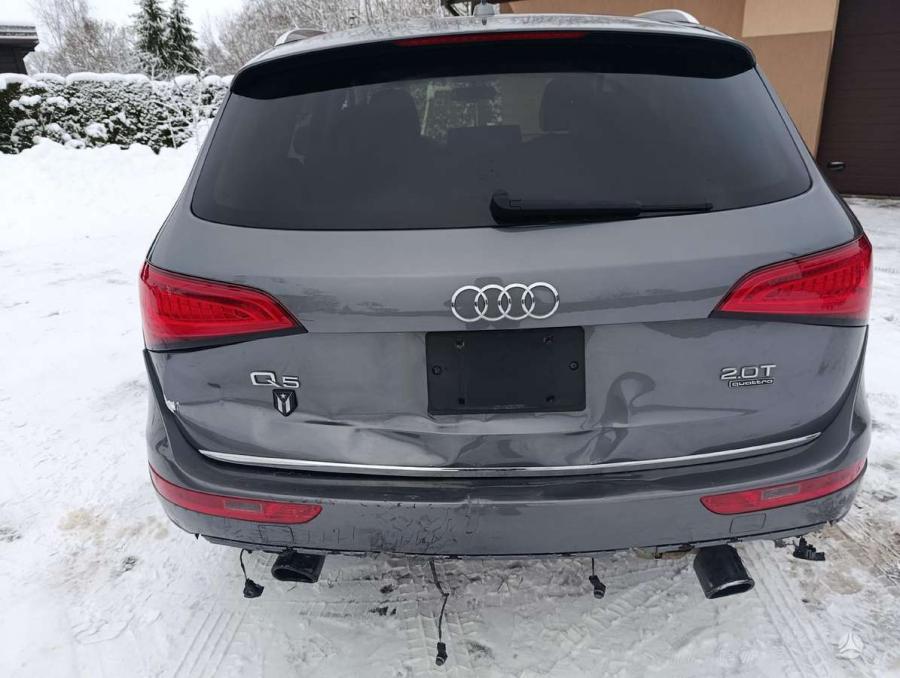 Grey Audi Q5 2016 in Plunge, with an engine capacity of 1.98 L and mileage of 197 thousand km for 8900 €, photo 9 on AUTOMOTO.COM.LV