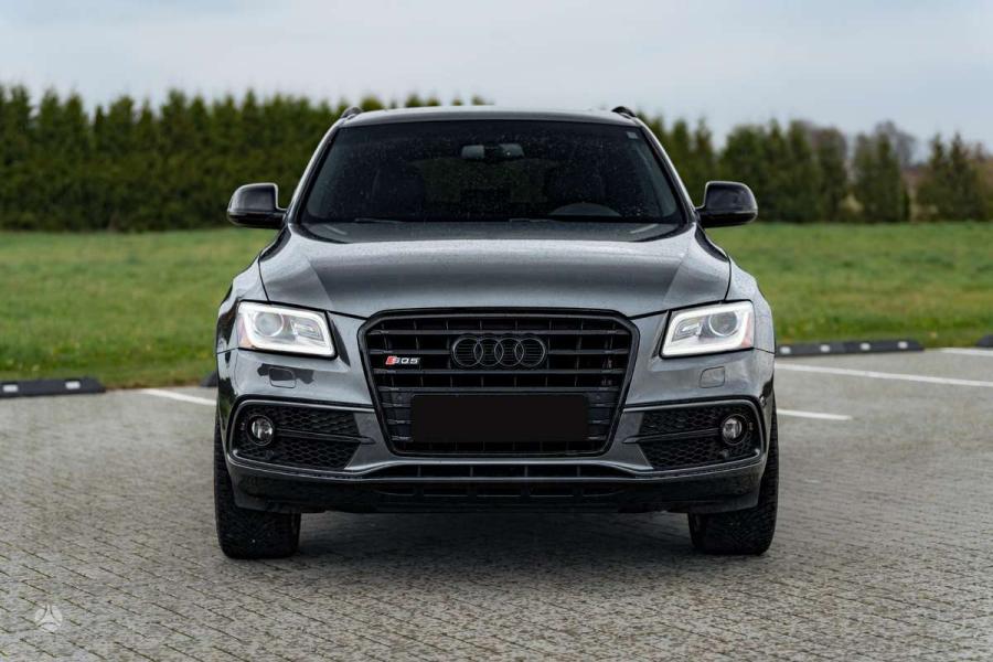 Grey Audi Q5 2016 in Klaipeda, with an engine capacity of 3.00 L and mileage of 174 thousand km for 15999 €, photo 3 on AUTOMOTO.COM.LV