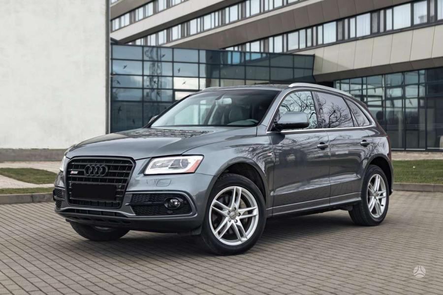 Grey Audi Q5 2016 in Klaipeda, with an engine capacity of 3.00 L and mileage of 84 thousand km for 14999 €, photo 1 on AUTOMOTO.COM.LV