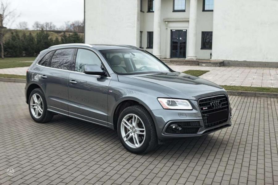 Grey Audi Q5 2016 in Klaipeda, with an engine capacity of 3.00 L and mileage of 84 thousand km for 14999 €, photo 13 on AUTOMOTO.COM.LV