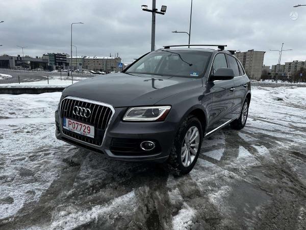 Grey Audi Q5 2016 in Vilnius, with an engine capacity of 1.98 L and mileage of 223 thousand km for 12500 €, photo 1 on AUTOMOTO.COM.LV