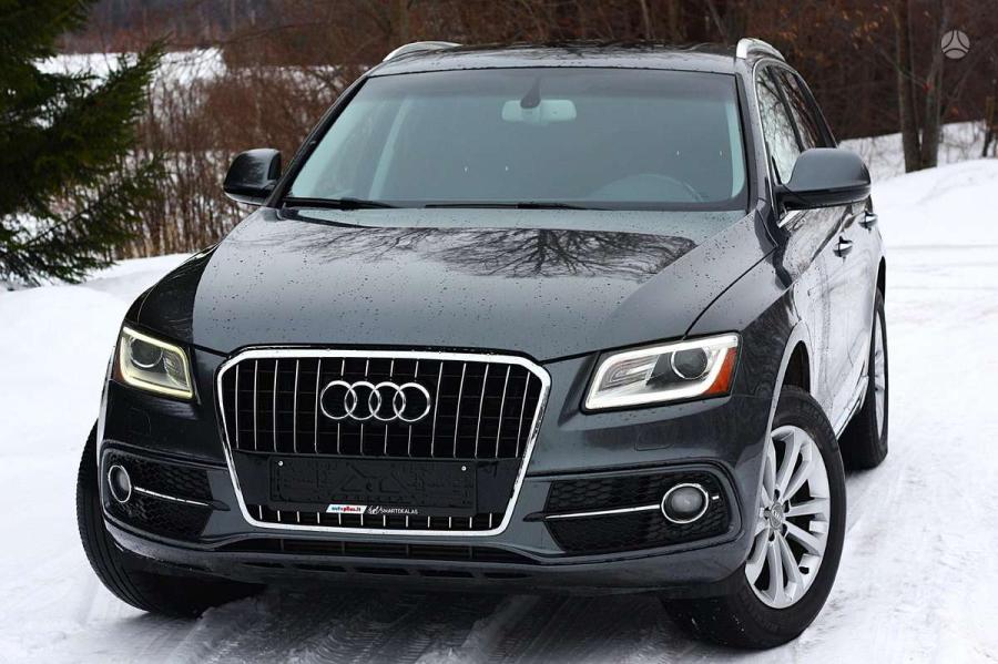 Grey Audi Q5 2016 in Kretinga, with an engine capacity of 1.98 L and mileage of 169 thousand km for 15999 €, photo 6 on AUTOMOTO.COM.LV