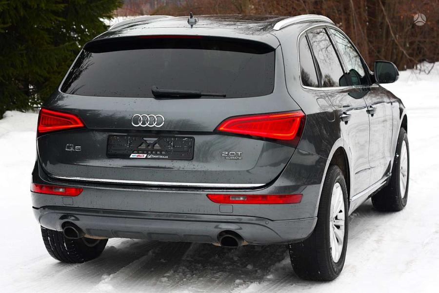 Grey Audi Q5 2016 in Kretinga, with an engine capacity of 1.98 L and mileage of 169 thousand km for 15999 €, photo 15 on AUTOMOTO.COM.LV