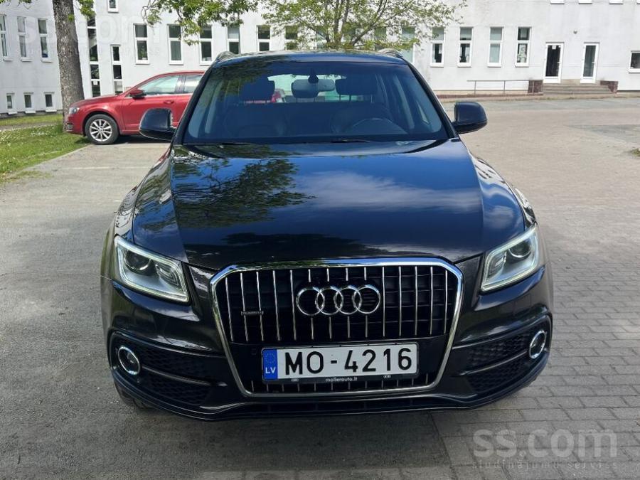 Grey Audi Q5 2016 in Riga, with an engine capacity of 2.00 L and mileage of 218 thousand km for 13500 €, photo 4 on AUTOMOTO.COM.LV